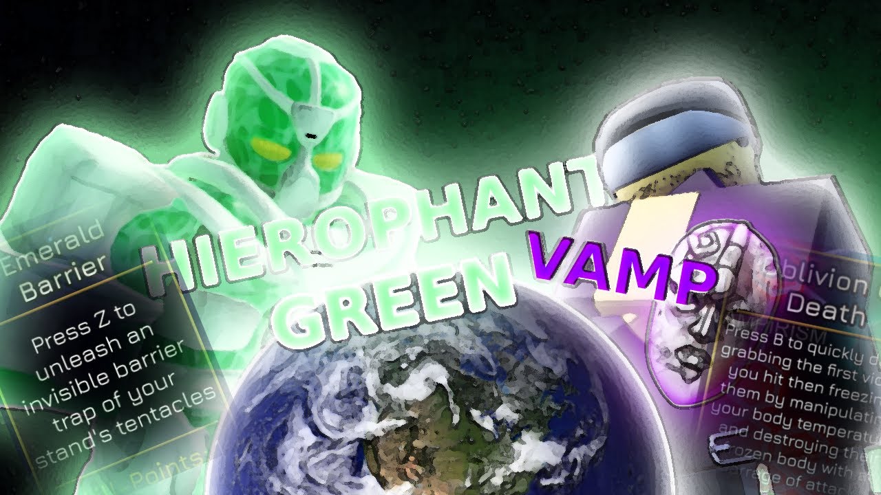 [YBA] Hierophant Green Vamp the Stunning Machine - YouTube