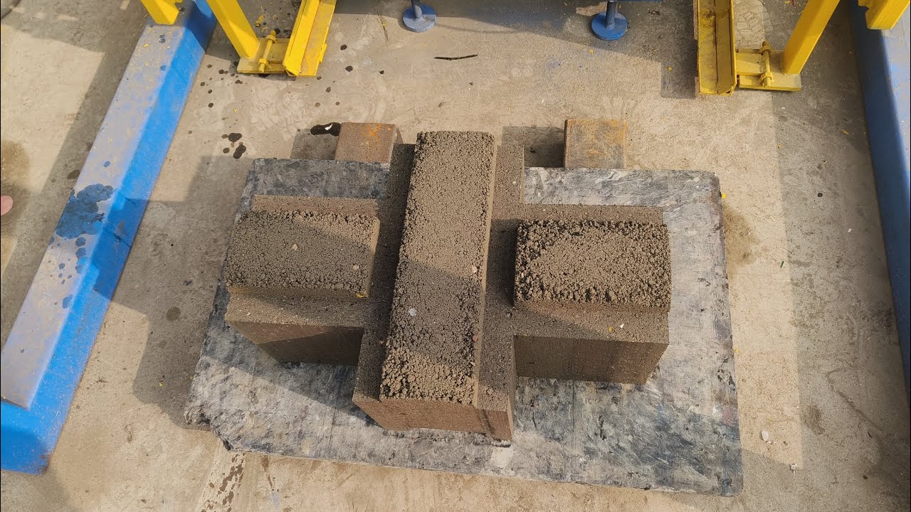 Automatic hydraulic concrete wall block making machine, interlocking ...