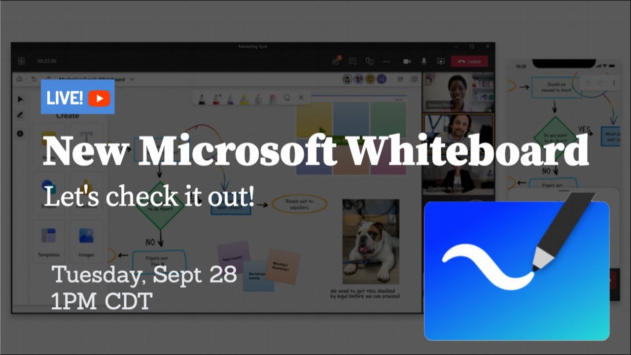 The New Microsoft Whiteboard is here! - YouTube