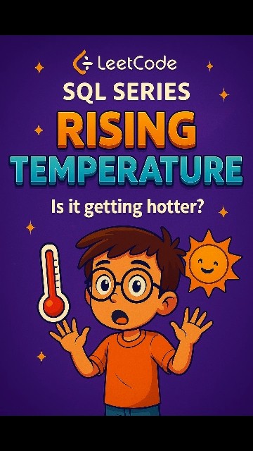 leetcode sql rising temperature - YouTube