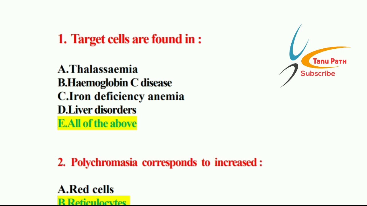 Lab Technician MCQs#103 | DMLT Student Question answer#103 - YouTube