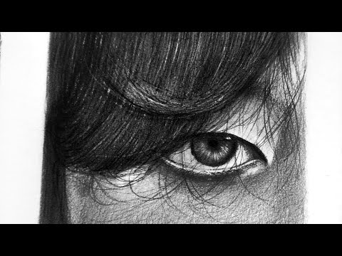 How to draw V bts realistic eyes/step bystep/easy/tutorial/Rcartwork ...