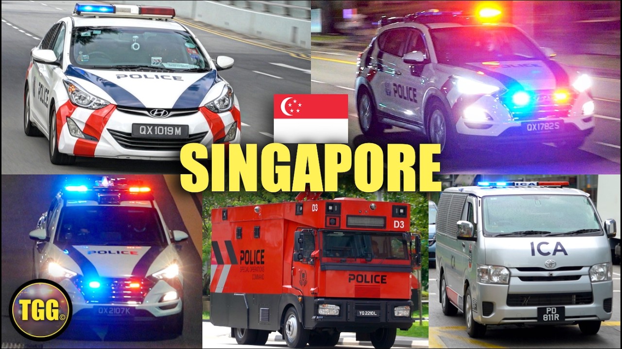 *Police Robots!* [Singapore] Police Force Vehicle Collection! - YouTube