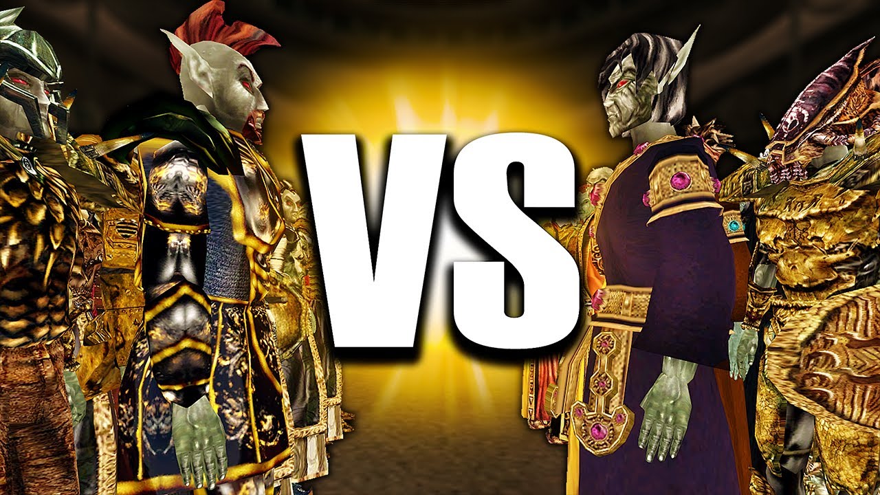 House Redoran vs House Telvanni | Morrowind NPC Battle - YouTube