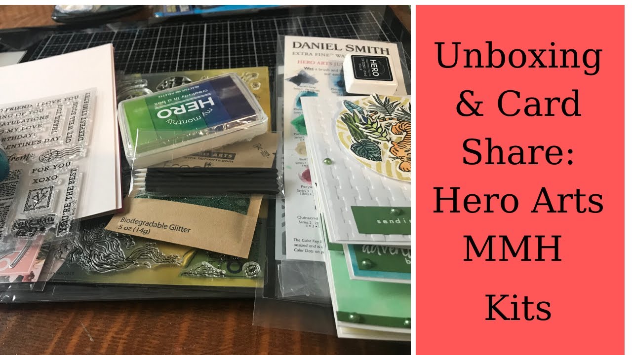 HERO ARTS MMH Kit Unboxing & Card Share! - YouTube