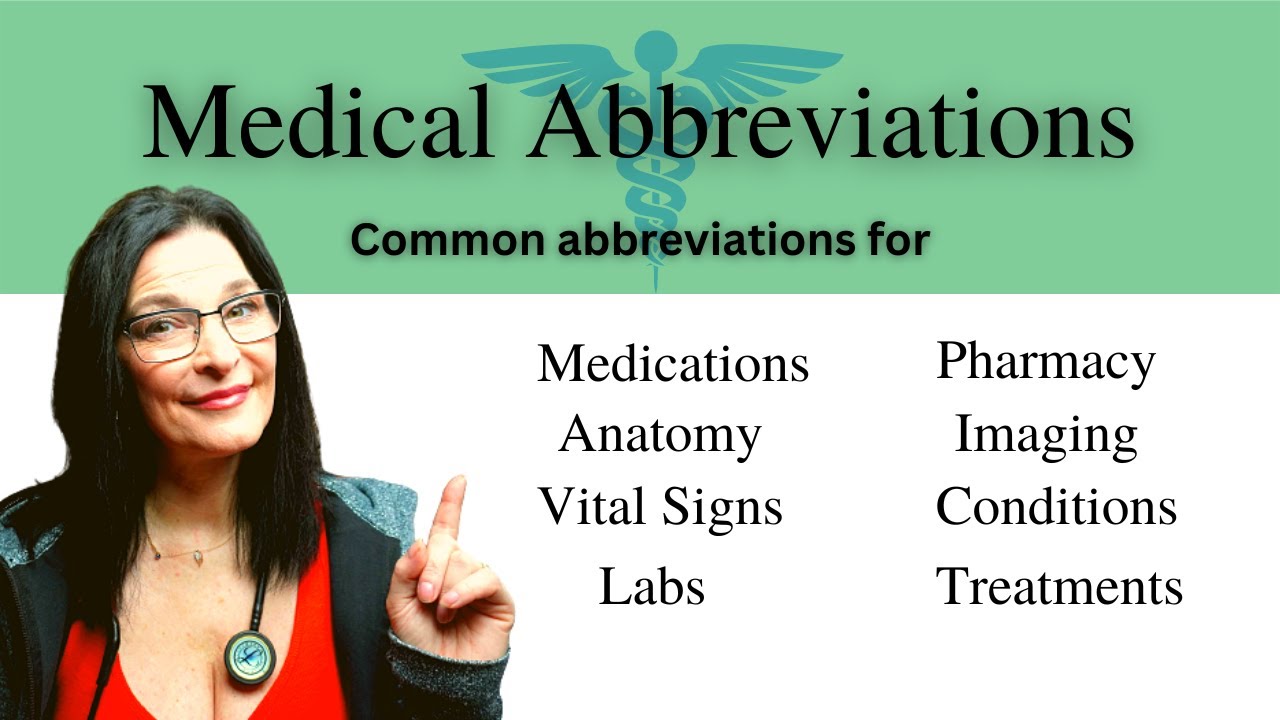 Mastering Medical Abbreviations: Essential Tips for Beginners - YouTube