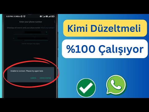 WhatsApp Bağlantı kurulamıyor lütfen daha sonra tekrar deneyin,