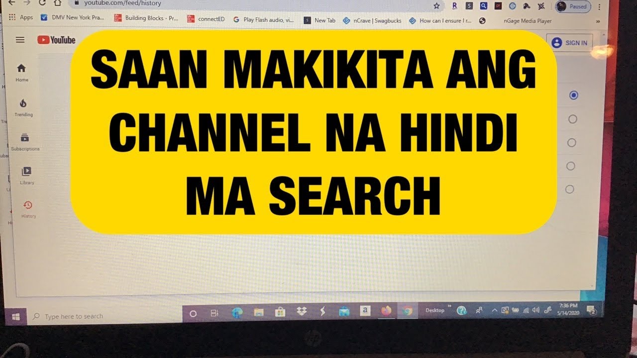 HOW TO FIND UNSEARCHABLE CHANNEL - YouTube