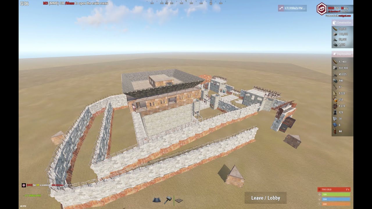 Rust Kings Gambit Base design (Made By: Frost) - YouTube