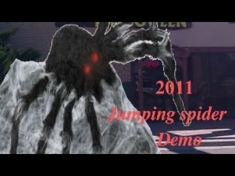 spirit halloween 2011 jumping spider animatronic demo - YouTube