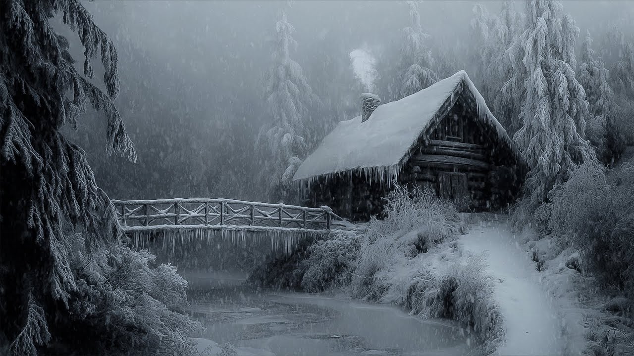 Eerie Howling Blizzard Sounds | Howling Wind & Blowing Snow | for Deep ...