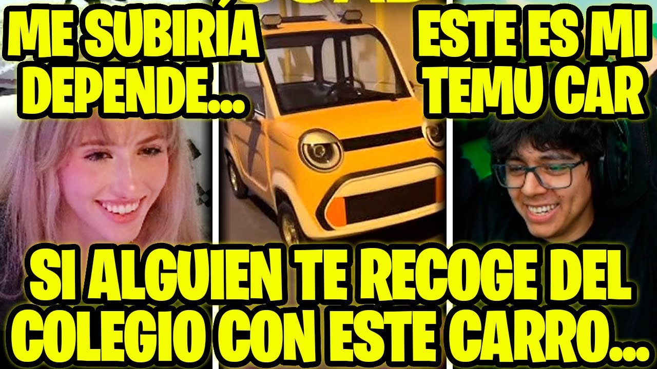 DAARICK LE MUESTRA A MEWDEW SU TEMU CAR Y SI SE SUBIRÍA EN EL CARRO XD ...
