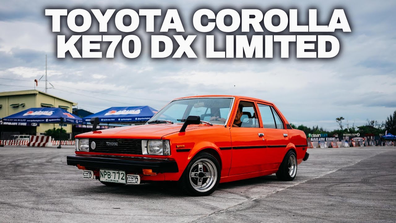 TOYOTA COROLLA KE70 DX (LIMITED) FULL WALKAROUND - YouTube