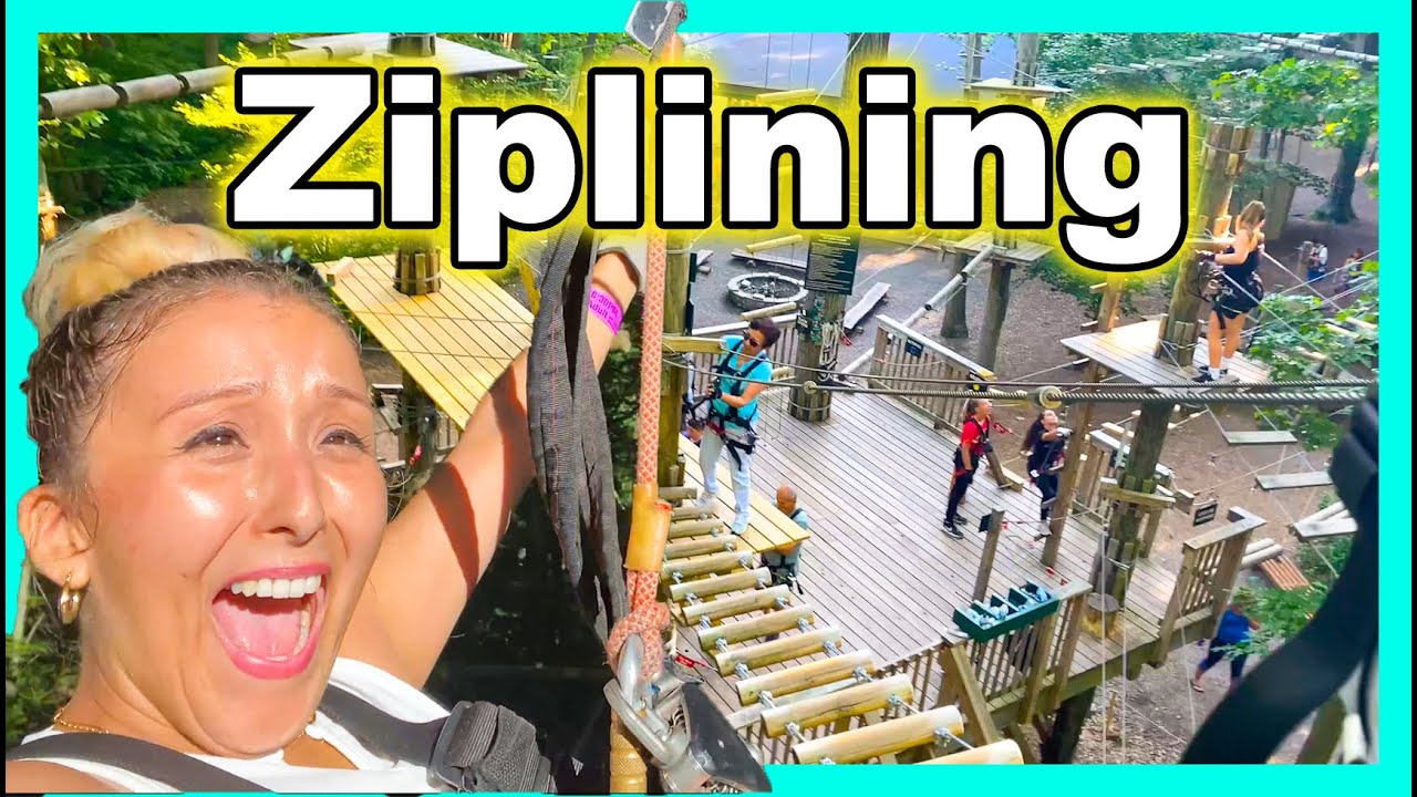 Biggest Ziplining in NYC: Adventure Park - YouTube