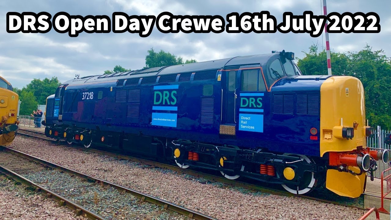 DRS Open Day AWESOME Display of Class 37's - Gresty Bridge Depot Crewe ...