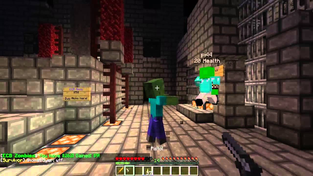 Minecraft: Call Of Duty Zombies - 1.5.2 - - YouTube
