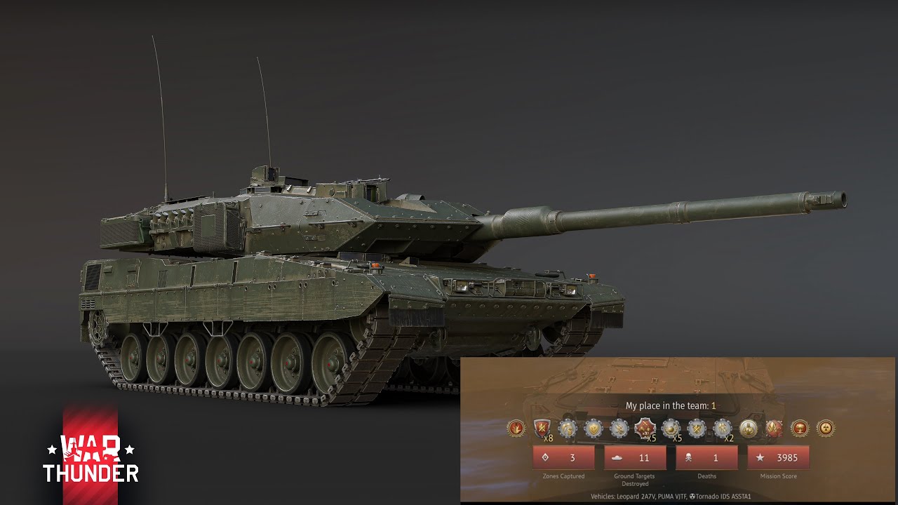 The Leopard 2a7 EXCELS at Top Tier! - YouTube