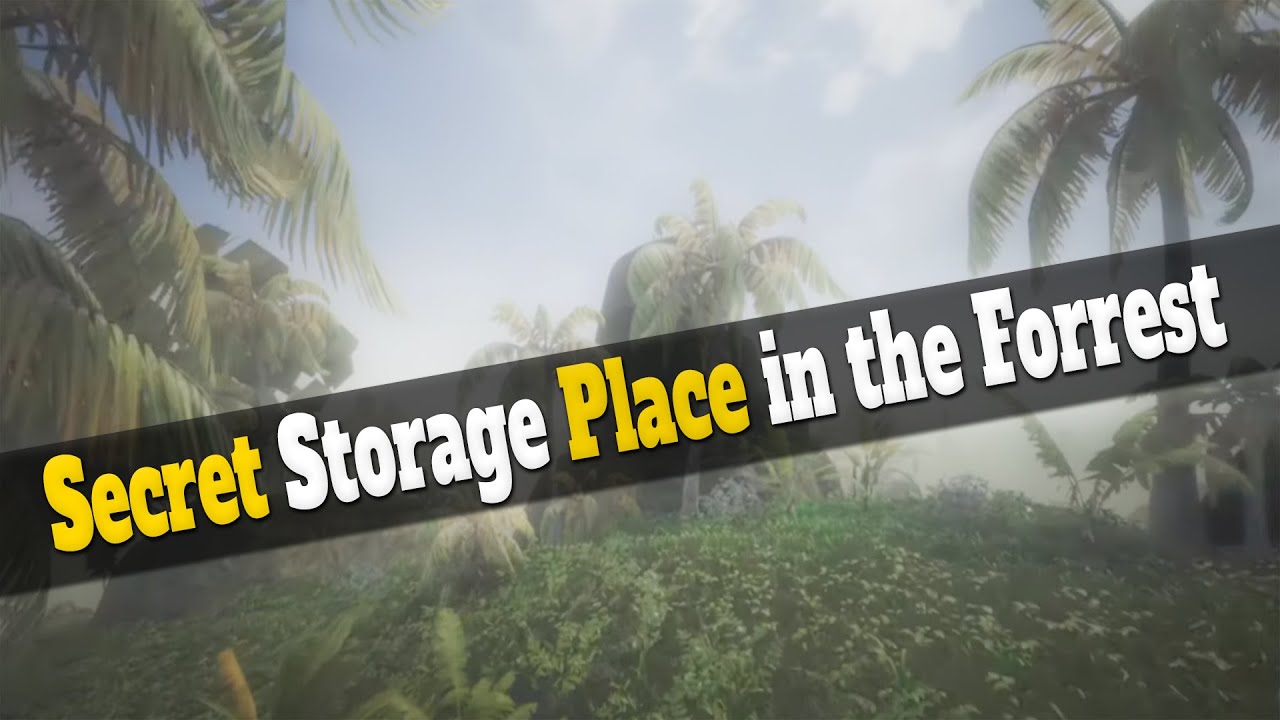 Secret Storage Place in the Forrest | Conan Exiles - YouTube