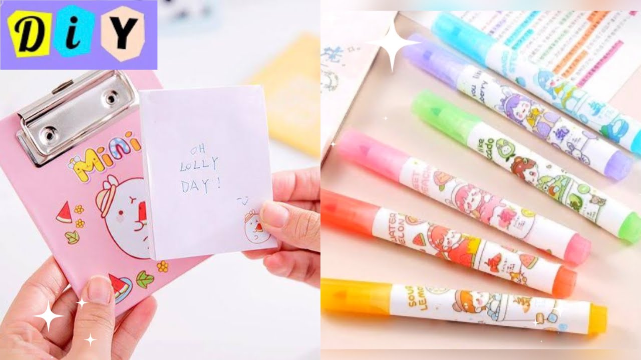 🌈 easy paper craft/ paper craft/ school hacks/ easy to make / DIY - YouTube