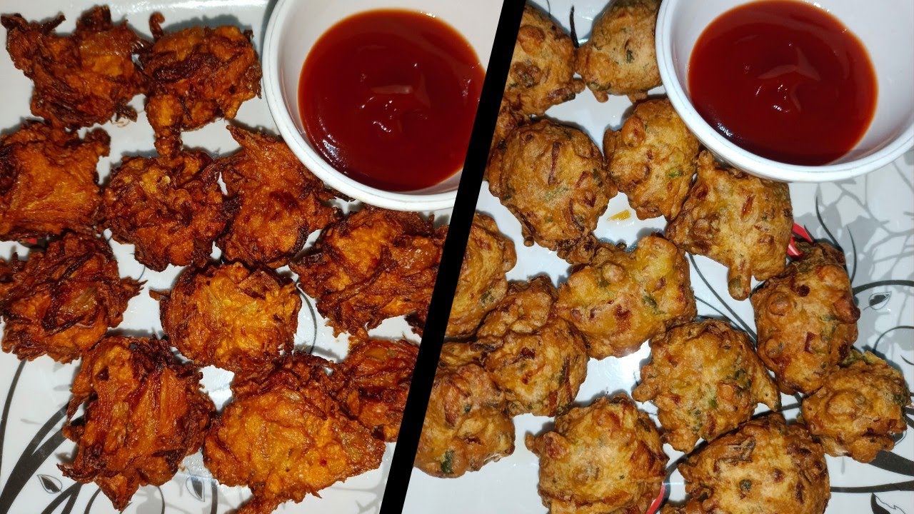 2 type of pakoda recipe दो तरह के पकोड़े की बहोत ही लाजवाब रेसिपी ...