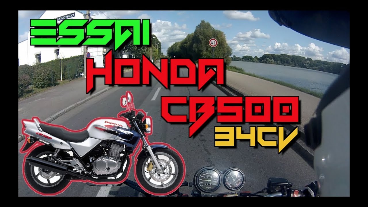 TEST HONDA CB500 34cv 1999 - ErDoZz - YouTube