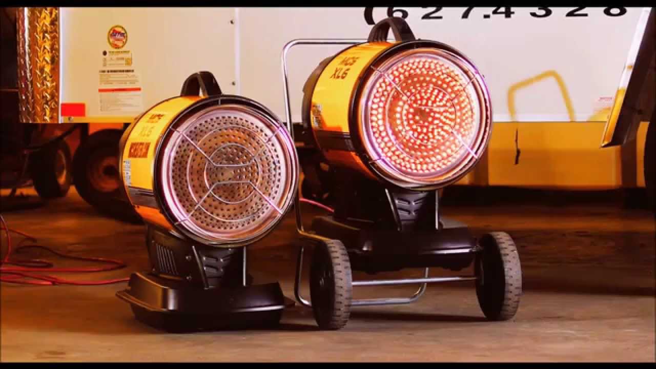 XL6 Diesel Fired Infrared Heater - YouTube