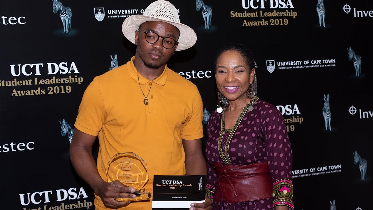 UCT students shine at the 2019 student leadership awards - YouTube
