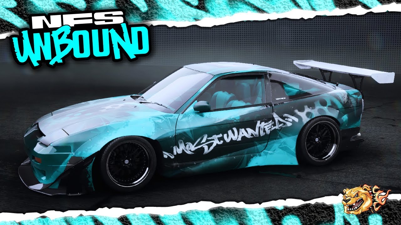 Frostbite Car Wrap │Nissan 180SX Type X │NFS Unbound - YouTube