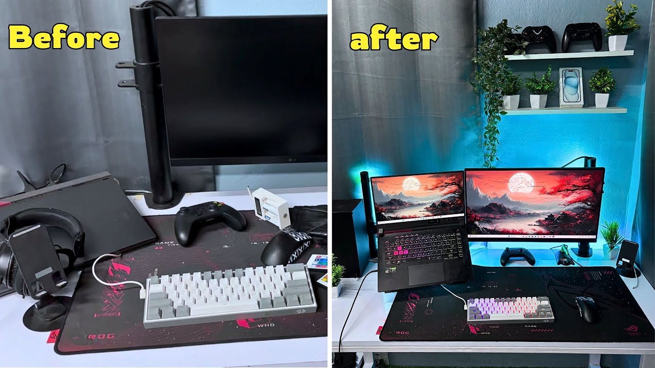 I Transformed My Old Setup into My Dream Gaming Setup in Just 6 Minutes ...