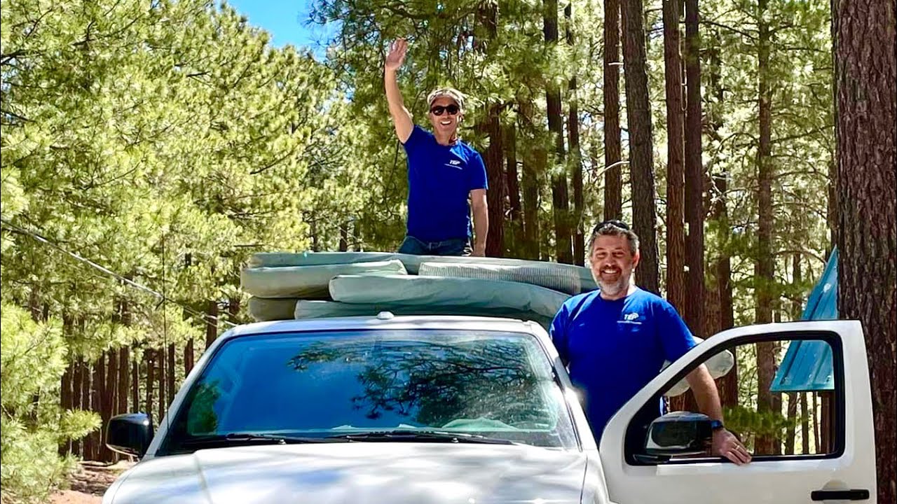 Don’t try this at home…Mattress stunt - YouTube