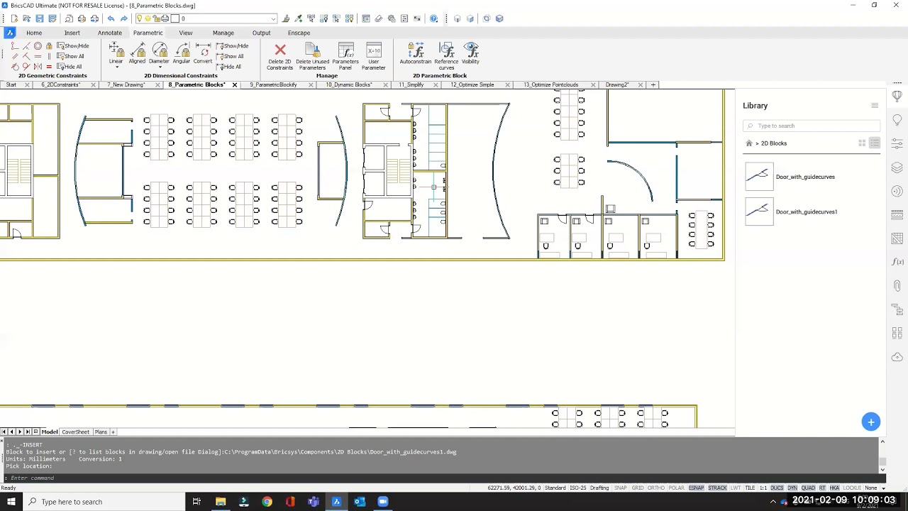 PARAMETRIC BLOCKS AND USING DYNAMIC BLOCKS - YouTube