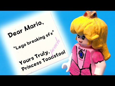 Dear Mario... - Lego Super Mario stop motion - YouTube