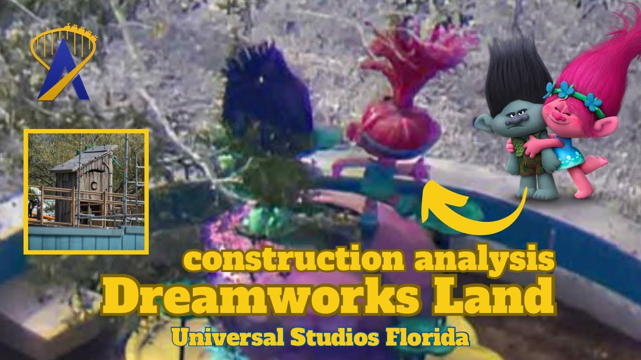 Dreamworks Themed Land at Universal Studios Florida Construction ...