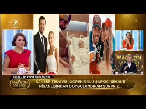 Kanser tedavisi gören ünlü şarkıcı Şimal ve nişanlısı Necati Arıcı…