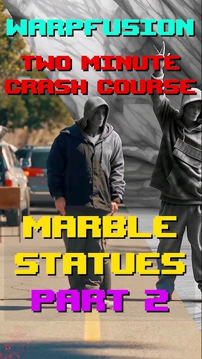 Warp Fusion Two Minute Crash Course For Creating Marble Statue Style ...