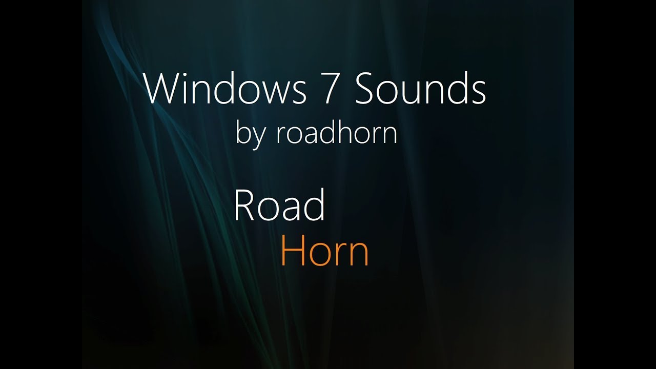 Windows Vienna (Windows 7) Sounds - YouTube