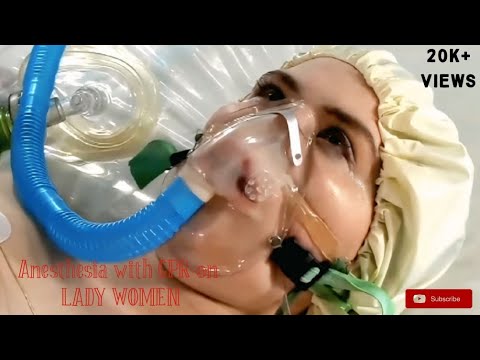 Anesthesia with CPR on LADY WOMEN! Present by Oxygen_mask2 