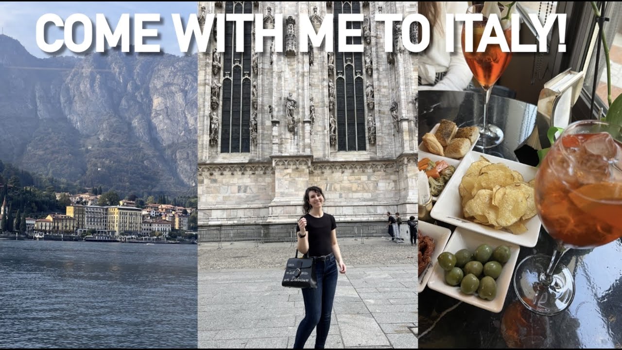 COME WITH ME TO ITALY! Let’s visit Venice, Milan, and Lake Como ...