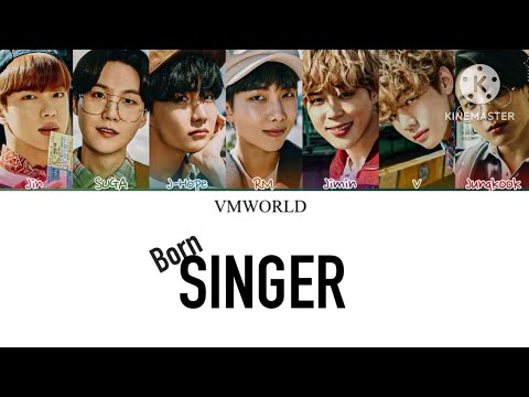 Born Singer BTS Lyrics Video || VM WORLD - YouTube