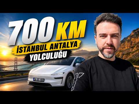 Elektrikli Araç ile İstanbul'dan Antalya'ya Gidilir mi? | Tesla Model Y SR ile 700 KM Uzun Yol