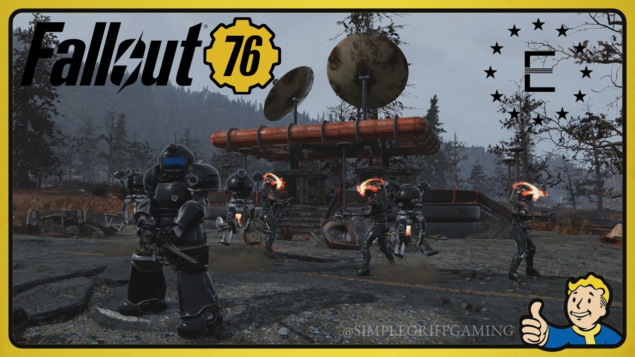 Fallout 76 Enclave Event: Bots On Parade - YouTube