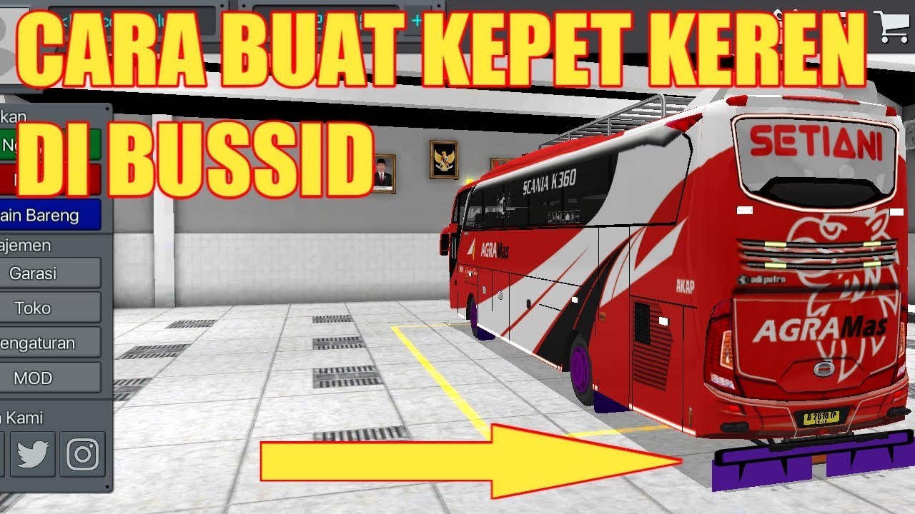 #bussid #gamesimulator #bus Cara membuat variasi kepet terbaru pada ...