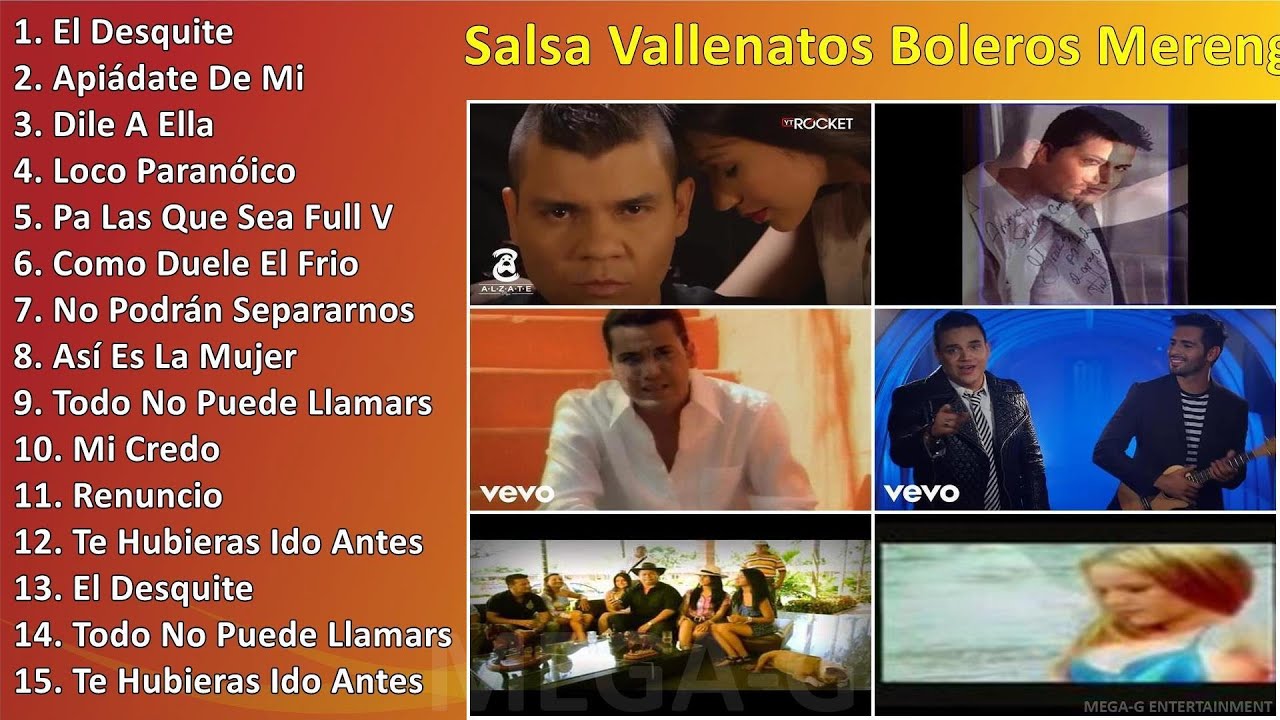 Salsa_Vallenatos_Boleros_Merengue_Popular_Ranchera ~ Maiores Sucessos ...
