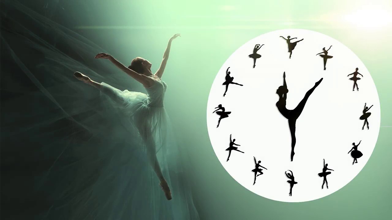Dancing Ballerina Wall Clock - YouTube