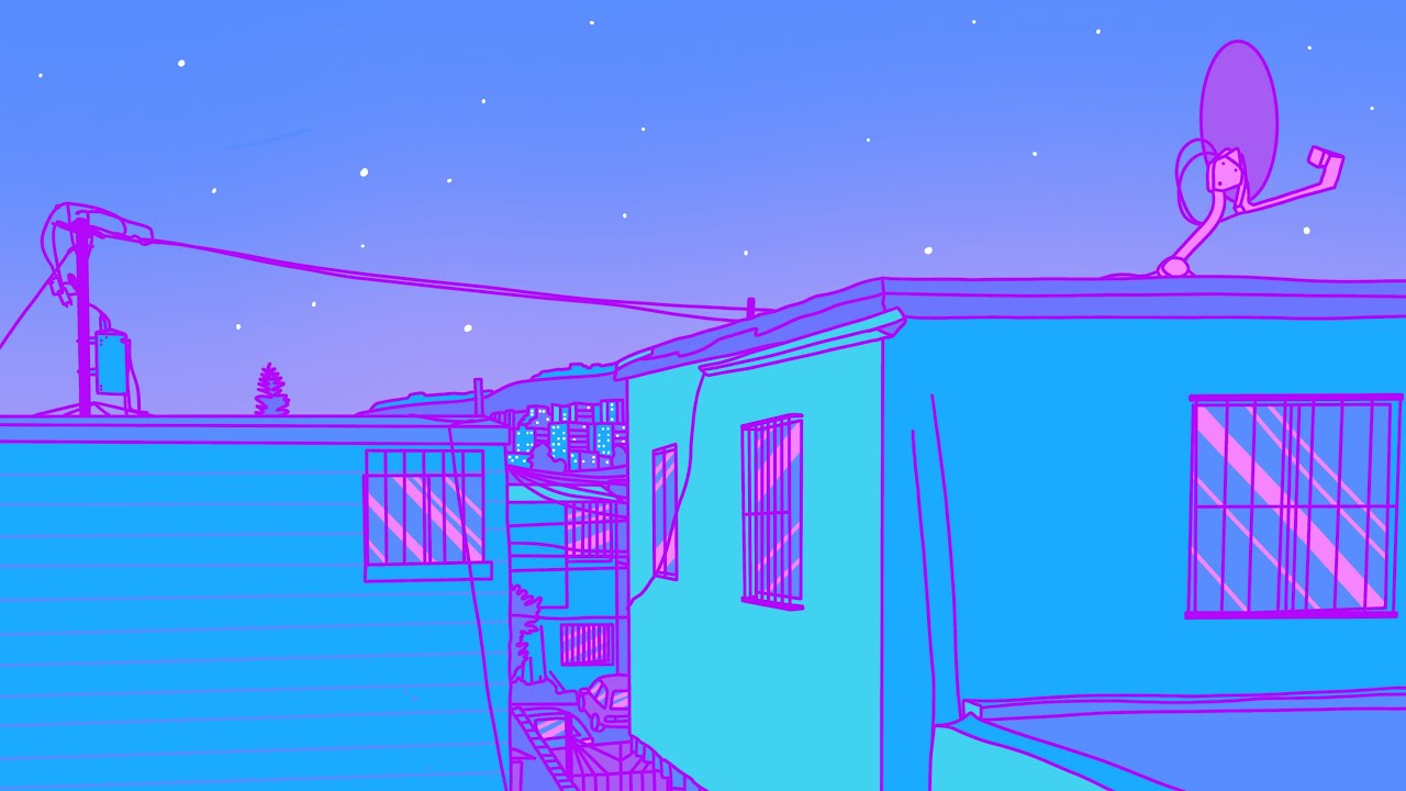 LO-FI Hip-Hop Speed Drawing on Procreate // the view from my window ...