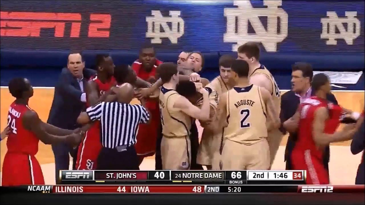 Top 10 College Basketball Fights & Brawls - YouTube