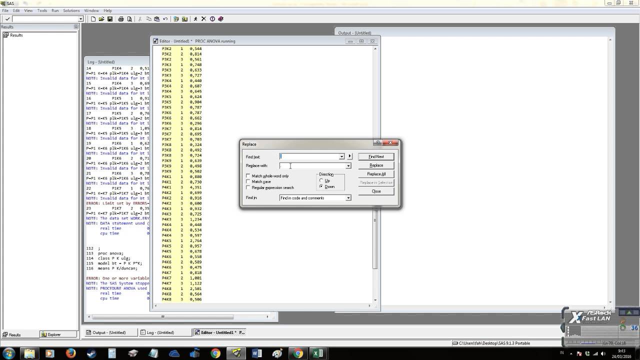 ANOVA dan Uji Lanjut Duncan's Multiple Range Test (DMRT) dengan SAS ...