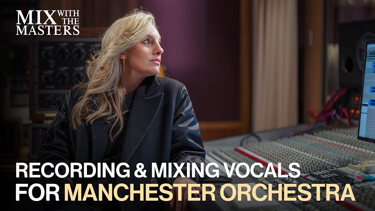 Catherine Marks recording and mixing vocals for Manchester Orchestra ...