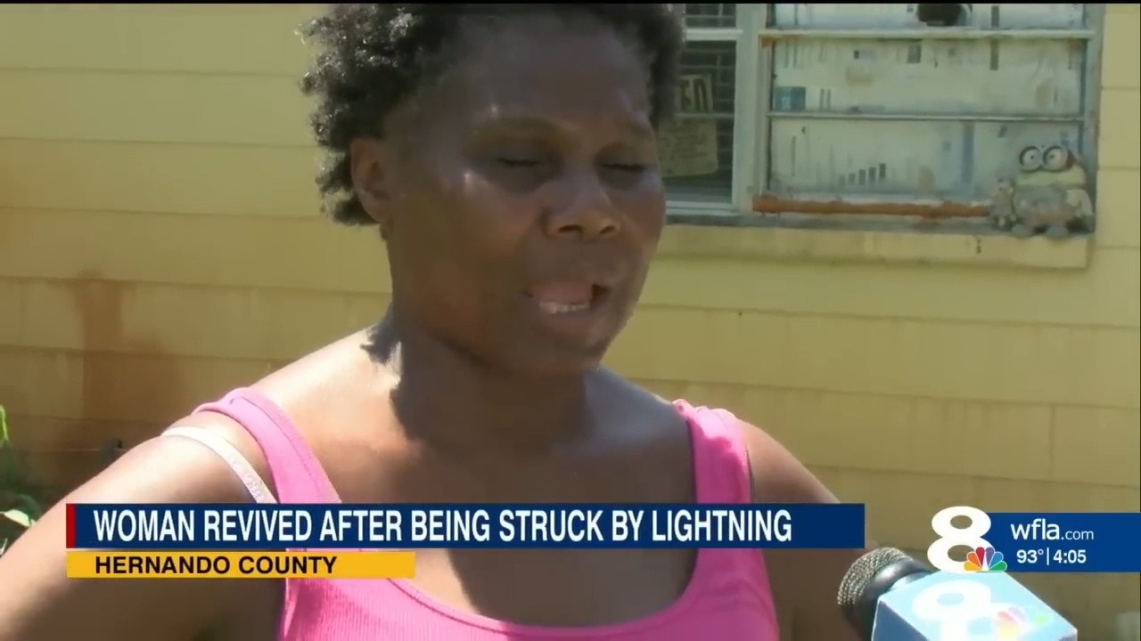 Florida Woman SURVIVES Lightning Strike! (Lightning Strike Victim ...