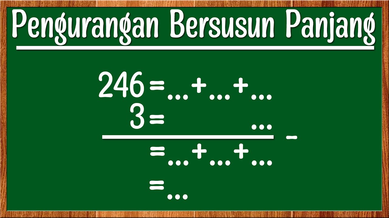 pengurangan ratusan kelas 2 sd - YouTube